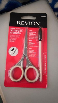 Revlon Designer Series With Brow Scissor And Spoolie Brush Set - 2pc ...