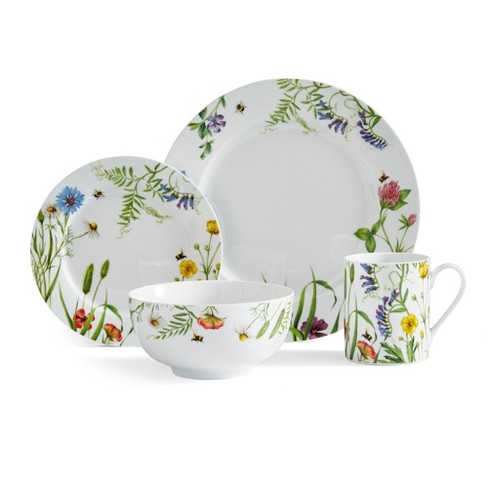 Portmeirion Home 16-piece Dinnerware Set - Bumble Bee : Target