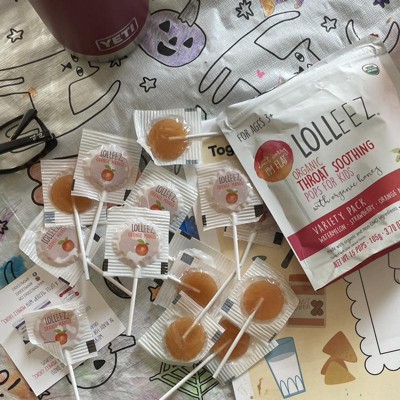 Lolleez Children's Organic Throat Soothing Pops - Watermelon ...