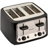 Toastmaster 4-slice Cool Touch Toaster, Black With Stainless : Target