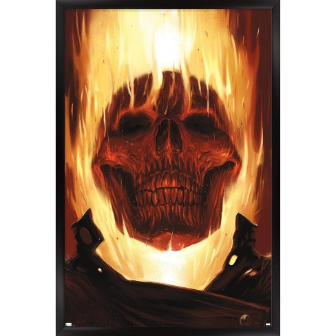 Trends International Marvel Comics Ghost Rider - Ghost Rider #23 Framed ...
