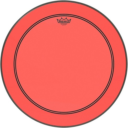 Remo Powerstroke P3 Colortone Red Bass Drum Head 22 In. : Target