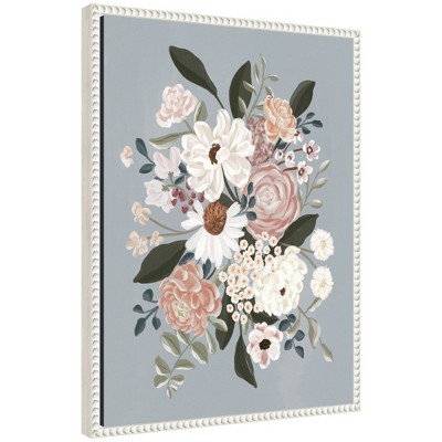 Kate and Laurel LDC Honeybloom 3 by Loveall Designs Co Framed Canvas ...