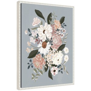 Kate and Laurel LDC Honeybloom 3 by Loveall Designs Co Framed Canvas ...
