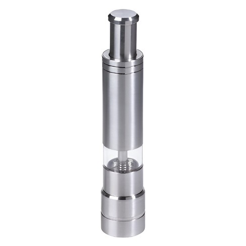 Fletchers Mill Stainless-steel Pump And Grind Pepper Mill, Modern Thumb ...