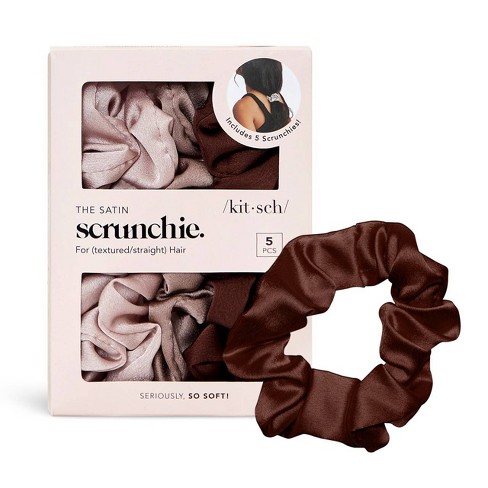 Kitsch Satin Scrunchies - 5pk : Target