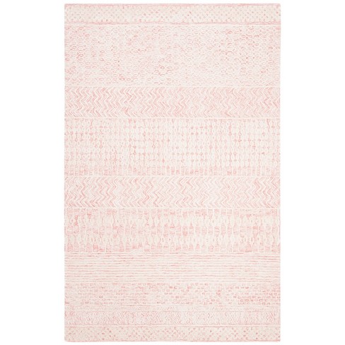 Glamour Glm538 Hand Tufted Viscose-wool Blend Area Rug - Light Pink ...