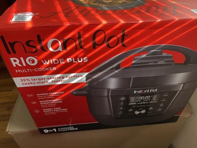 Instant Pot Rio Wide Plus, 7.5 Quarts, Quiet Steam Release, 9-in-1 ...