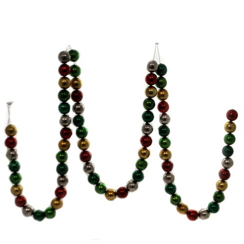 Cody Foster 72.0 Inch Multi Colored Ball Garland Christmas Tree Red ...
