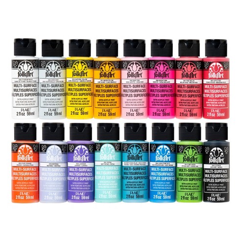 Folkart Ms Brights 16pc St 2oz Target