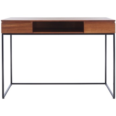 Hawthorn 3 Drawer Desk - Black - Safavieh : Target