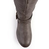Journee Collection Womens Spokane Stacked Heel Riding Boots, Taupe 8 ...