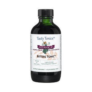 Vitanica Bitters Tonic, Liquid Digestion Supplement, Digestion Support ...