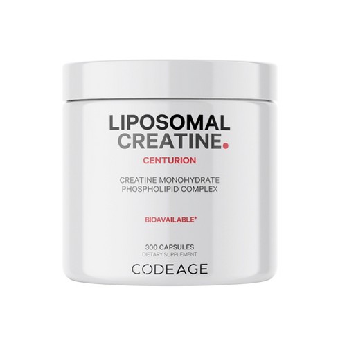 Codeage Liposomal Creatine Monohydrate Supplement, Micronized Creatine ...
