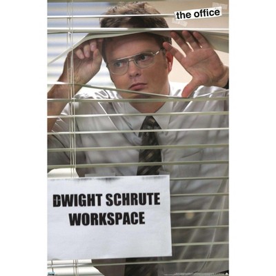 Trends International The Office - Dwight Schrute - Workspace Framed ...