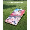 4x2ft Portable Cornhole Set with 8 Bean Bags and Carry Case, Solid Wood ...
