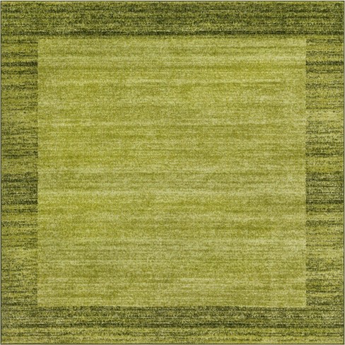 Unique Loom Abigail Del Mar Area Rug , 8'x8' Square ,light Green : Target