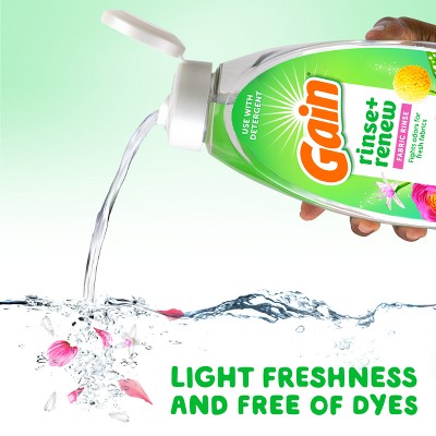 Gain Rinse + Renew Fabric Rinse - Hibiscus Hula - Rinse Out Odors - 48 ...