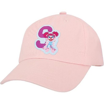 Sesame Street Abby Kids Toddler Cap with Initial (S) Pink, Toddler Boys ...