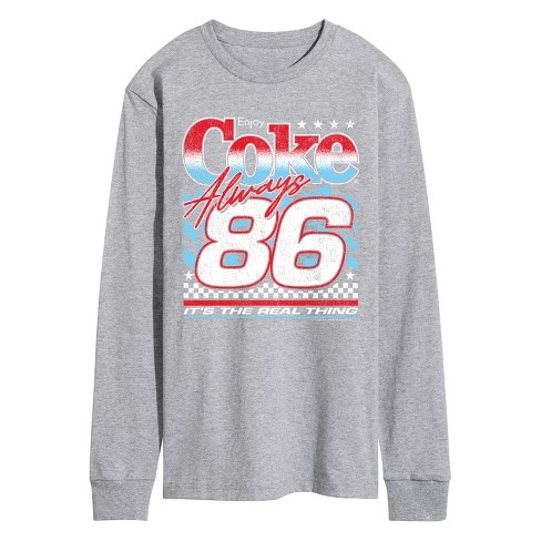 Men's Coca-cola Coke American Racing Long Sleeve Graphic T-shirt ...