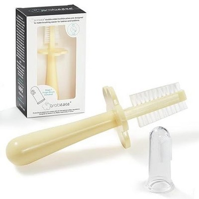 Grabease Double-Sided Toothbrush for Baby & Toddler, Baby Finger ...