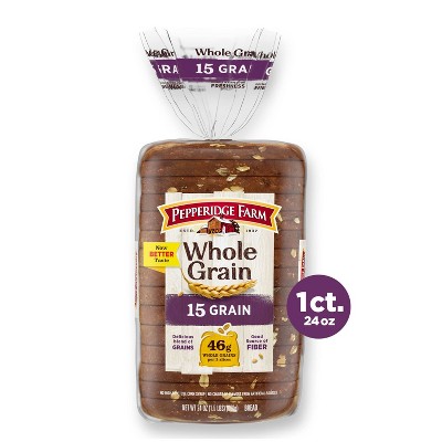 Pepperidge Farm Whole Grain 15 Grain Bread - 24oz : Target