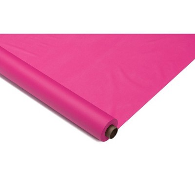 Crown Display 40 Inch. X 100 Feet Disposable Plastic Tablecloth Roll ...