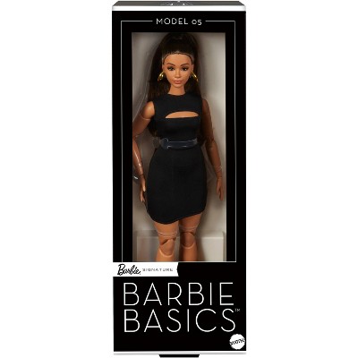 Barbie Basics Collectible Doll, Model 01 With Brunette Hair In Black ...