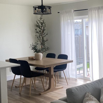 Pedestal Wood Dining Table - Natural - Hearth & Hand™ With Magnolia ...