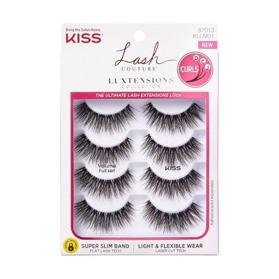 Kiss Products False Eyelashes - Matte Cheviot - 8ct : Target