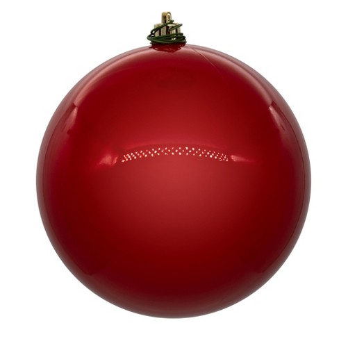 Vickerman 8" Red Pearl Ball Ornament : Target