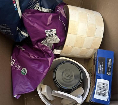 Checker Stoneware Indoor Outdoor Planter Pot Ivory 5.88"x5.88 ...