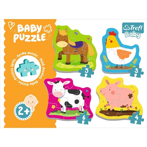 Trefl Animals On The Farm Kids Jigsaw Puzzle - 8pc : Target