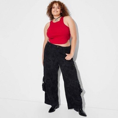 Women's Value Tiny Tank Top - Wild Fable™ Red 1x : Target