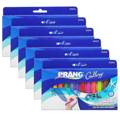 Prang Freart Colored Paper Chalk Large Round Tapered Sticks 1 X 4" 12 ...