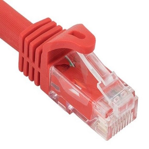 Sanoxy Cables And Adapters; 1ft Cat6a 600 Mhz Utp Snagless Ethernet Network Patch Cable, Red ...