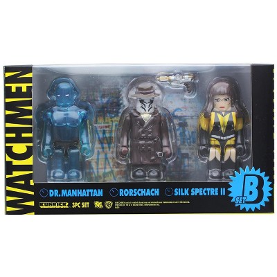 Medicom Watchmen Kubrick 3 Piece Figure Set A : Target