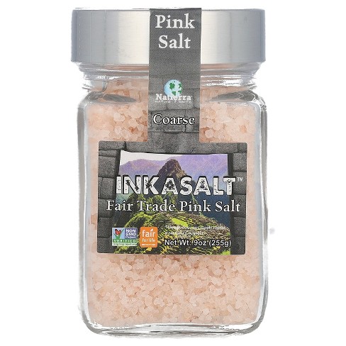 Natierra Fair Trade Pink Salt, Coarse, 9 Oz (255 G) : Target