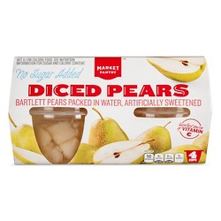 Diced Peaches In Light Syrup Fruit Cups 4ct - Market Pantry™ : Target