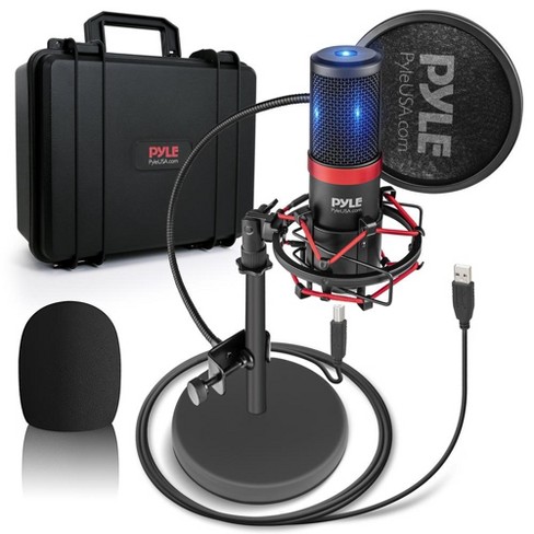 Pyle Usb Computer Microphone Kit Pro Audio Desktop Mic : Target