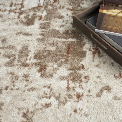 Nourison 10' X 14' Concerto Modern & Contemporary Indoor Area Rug Ivory ...