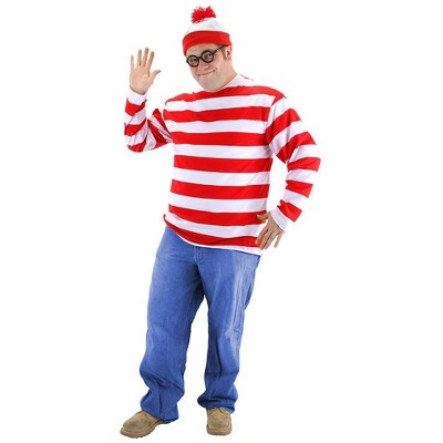 Elope Where's Waldo Adult Plus Costume Xxl : Target
