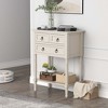 Costway Console Entryway Table With 3 Drawers Open Shelf For Hallway ...