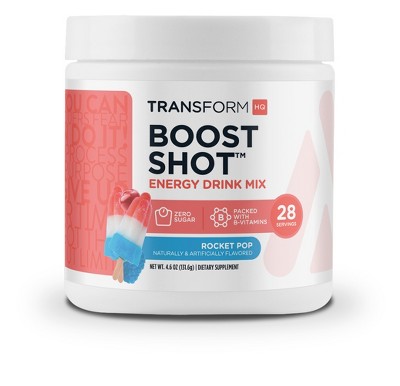 Transformhq Boost Shot Energy Drink Mix - Rocket Pop, 28 Servings : Target