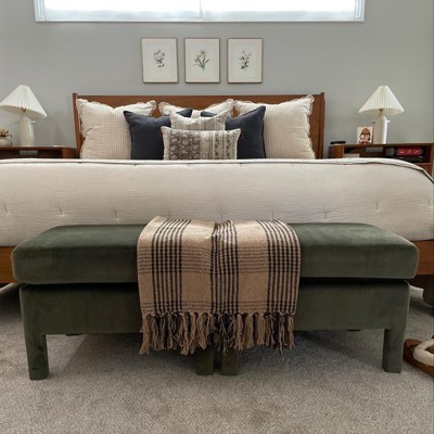 Bellfield Fully Upholstered Ottoman - Threshold™ Designed With Studio ...