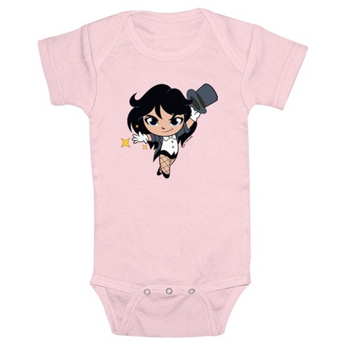 Infant's Dc Super Friends Chibi Zatanna Bodysuit - Light Pink - 24 ...
