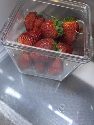 2pk Small Produce Fridge Bin Clear - Brightroom™ : Target