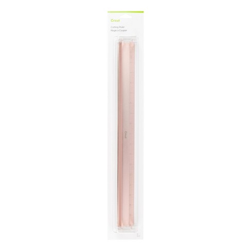 Cricut 3 X 18 Metal Cutting Ruler - Rose: Craft Tool With Rubber Feet ...