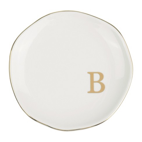 Unique Bargains Ceramic White Decorative Jewelry Tray : Target