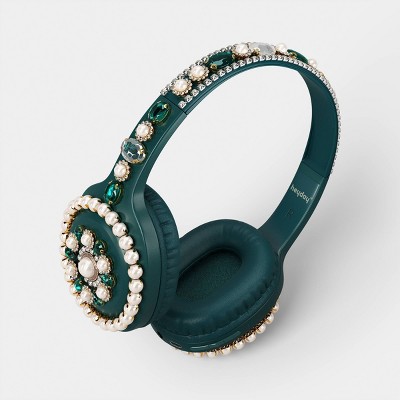 Embellishment Over the Ear Headphones - heyday™ Jewel Green : Target